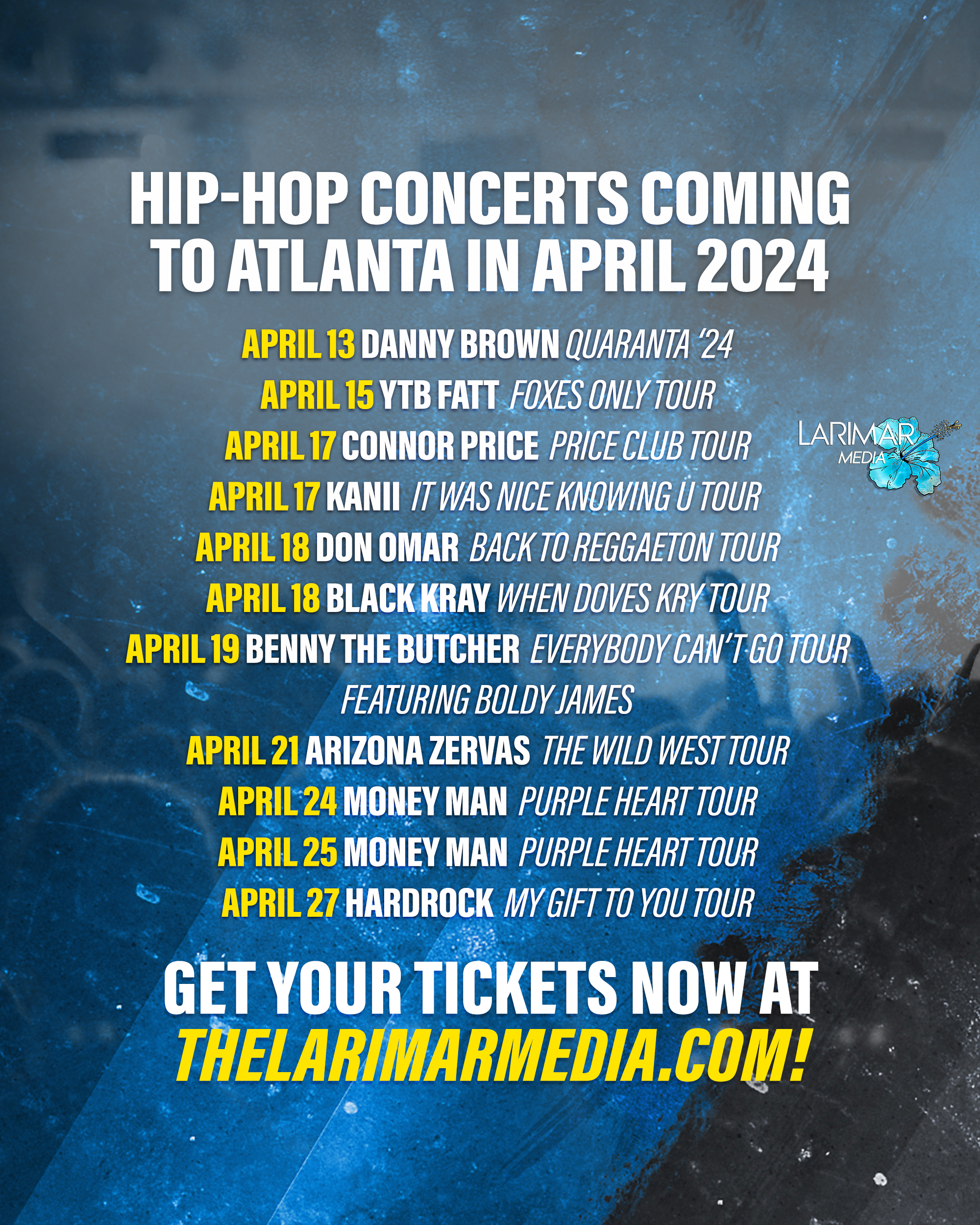 Hip-Hop Concerts Coming to Atlanta in April 2024 - Larimar Media